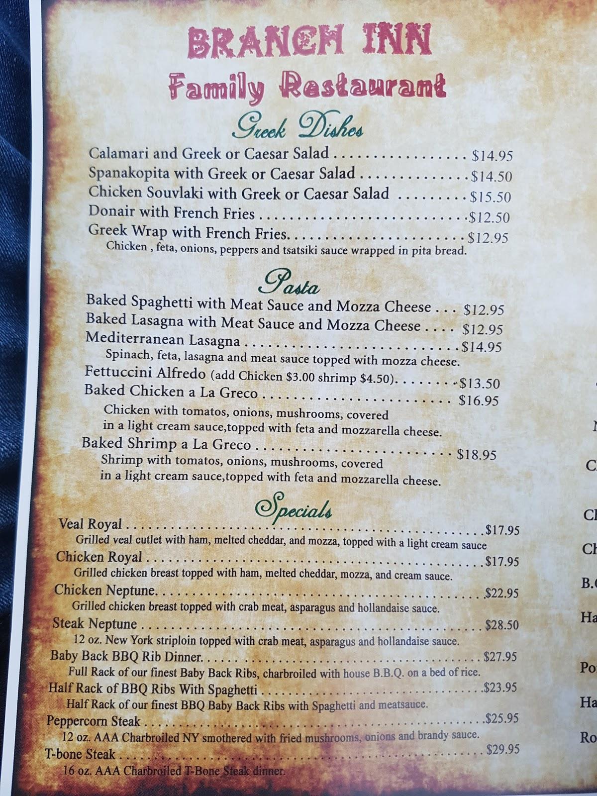 Menu at Brothers Restaurant & Lounge, Edson