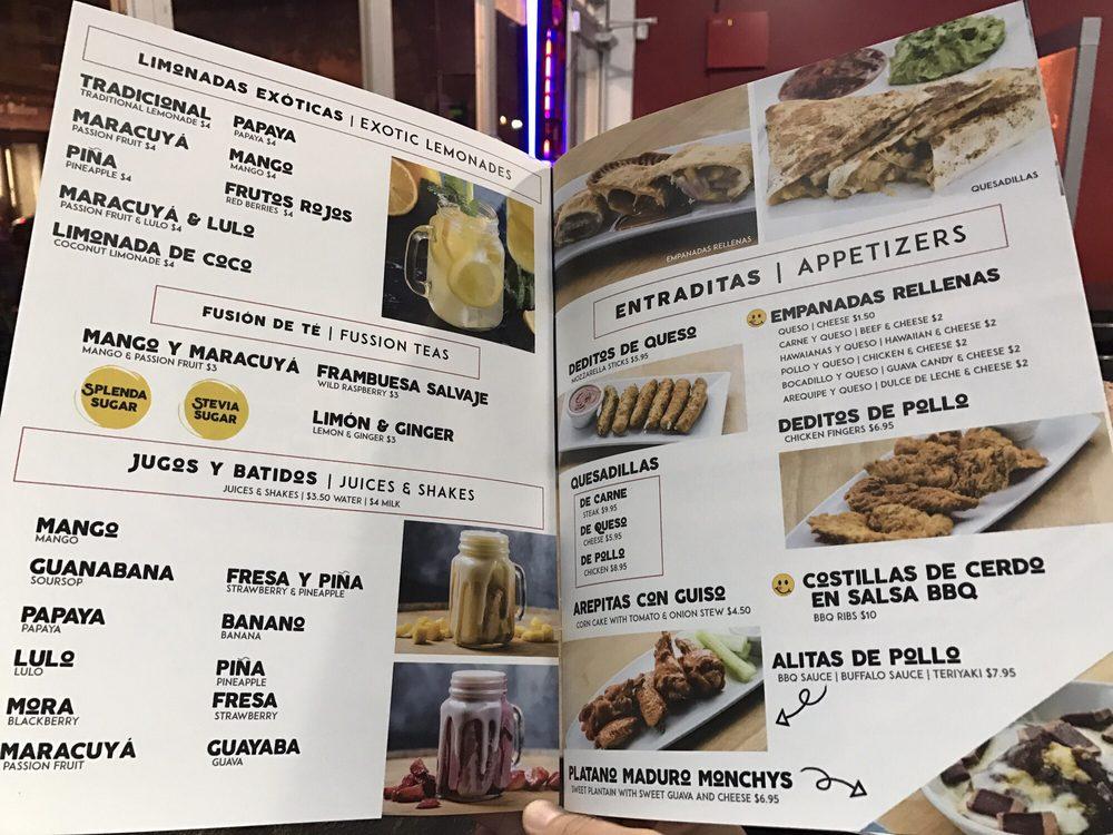 Menu at Monchy's FastFood (Elizabeth) restaurant, Elizabeth