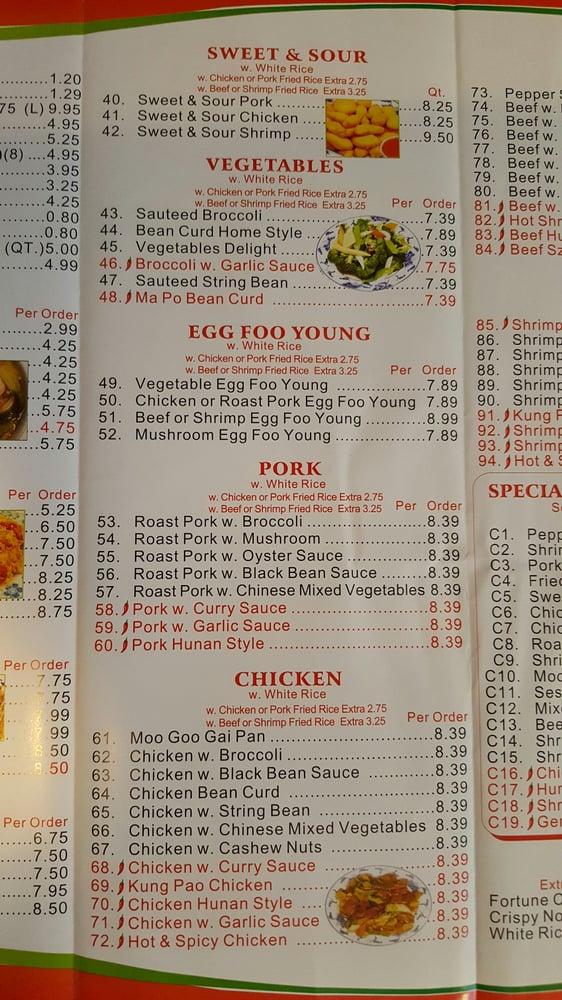 Menu at Red Sun Buffet restaurant, Memphis, Wolf Creek Pkwy #105