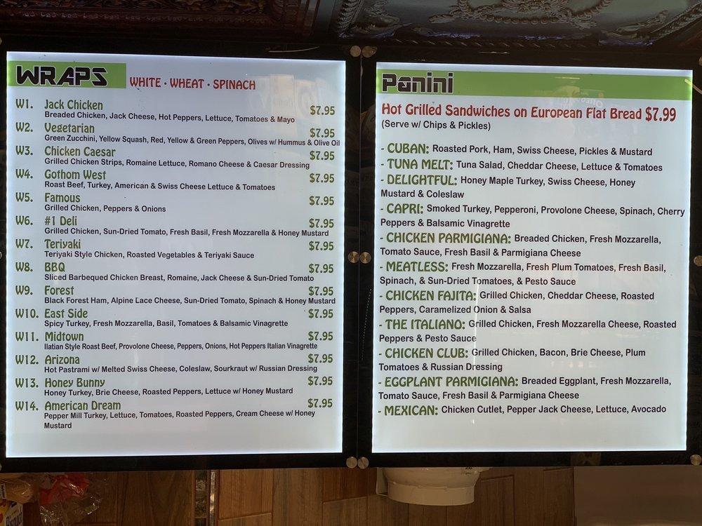 Menu at 1st Avenue Gourmet & Deli, New York City