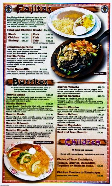 Menu at La Hacienda Real restaurant, Salem, Commercial St SE