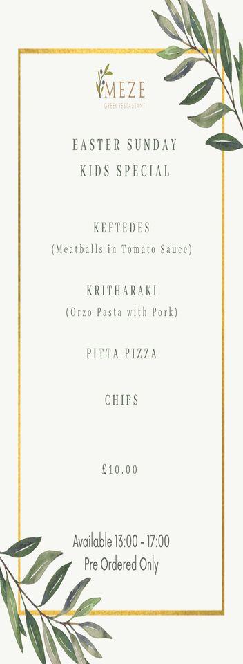 Menu at Meze Greek Restaurant Ellesmere Shropshire, Ellesmere