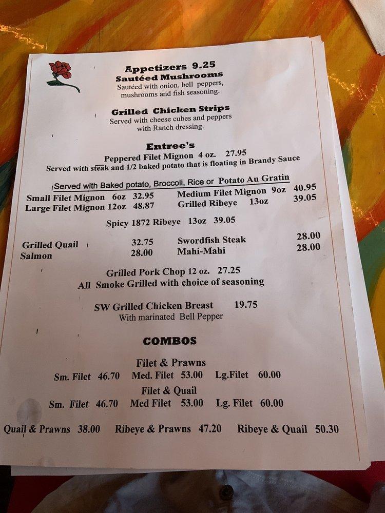 Menu at Molly's Landing pub & bar, Catoosa, N Old Hwy 66