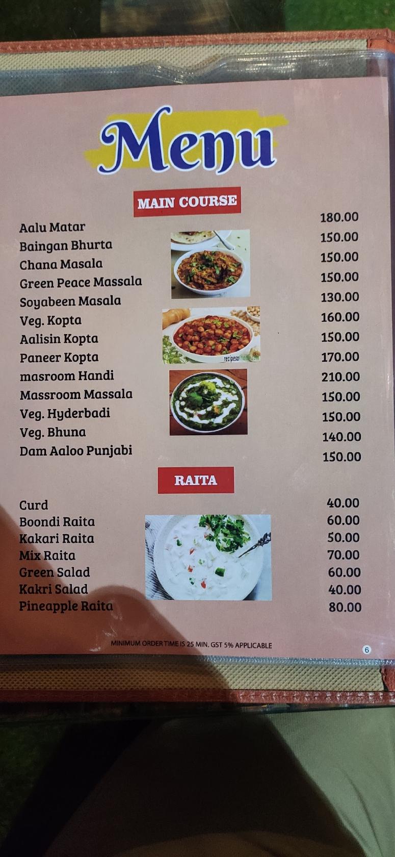 Menu at Indian Era Restaurant - Restaurant In Haridwar/ Cafe In ...