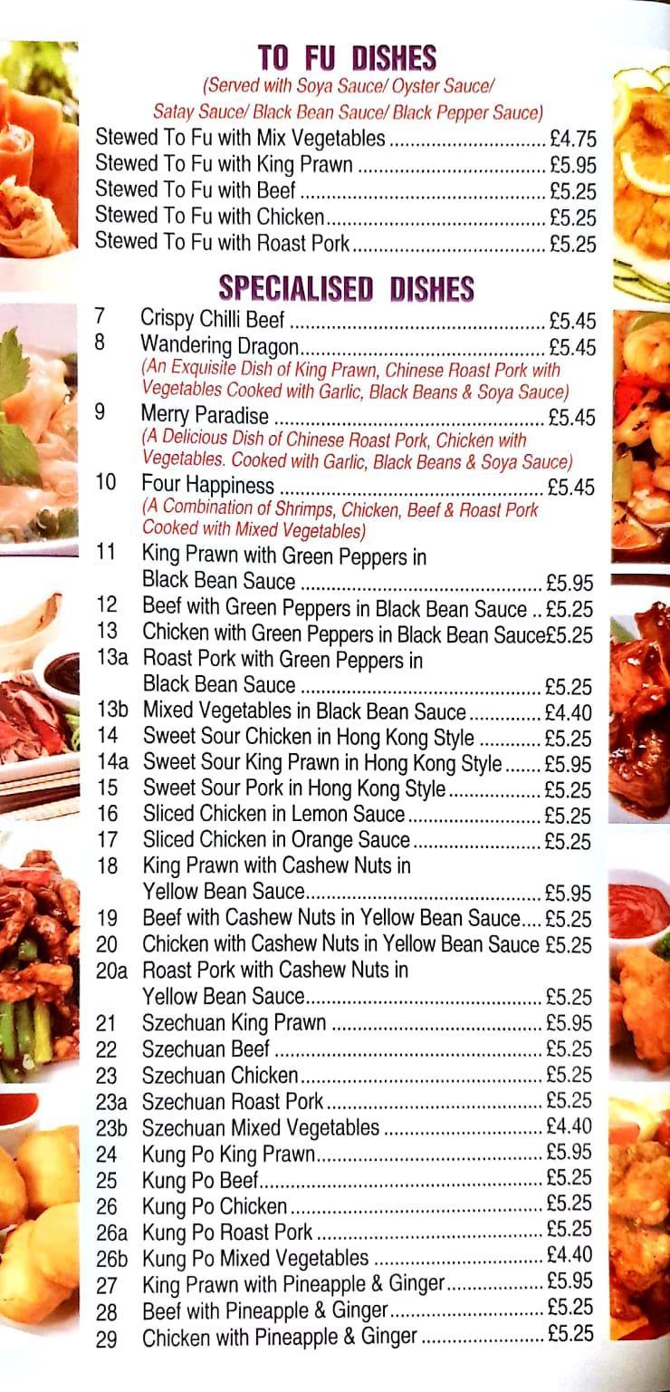 Menu at Gilda Fish Bar, Bristol