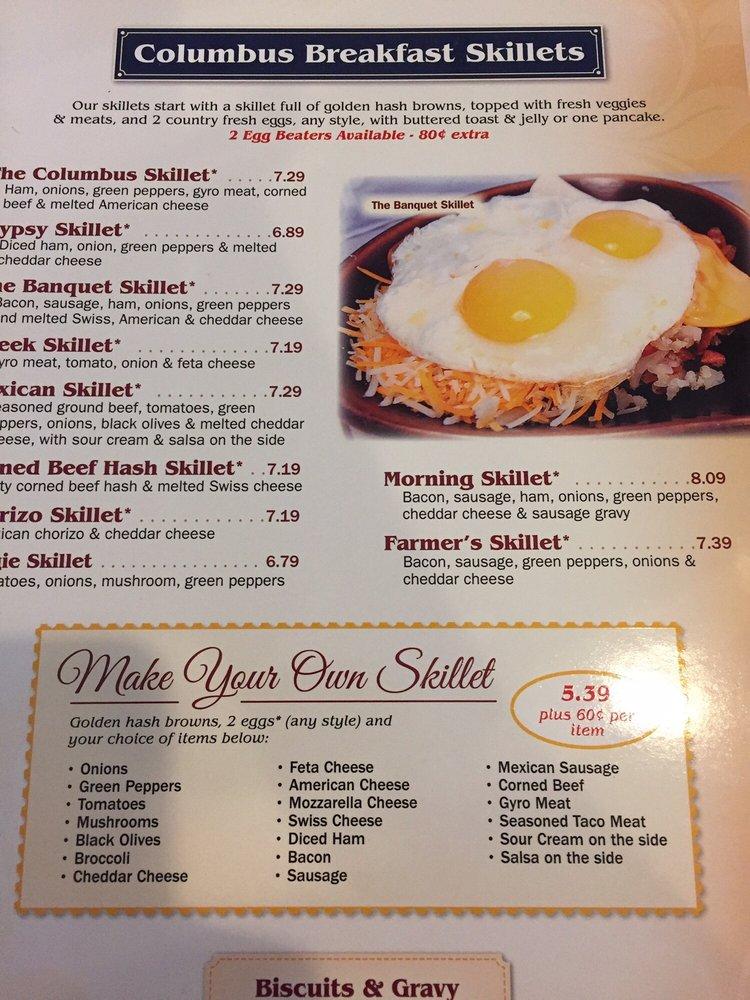 Menu at Columbus Family Restaurant, Columbus