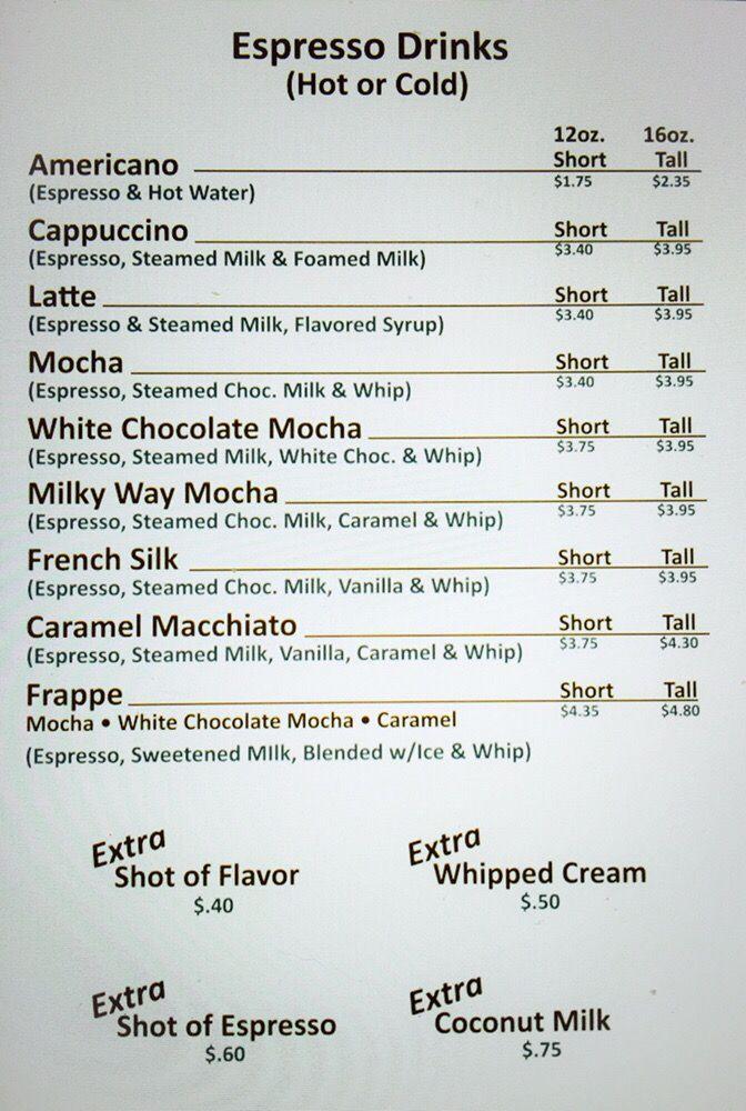 Menu at Alpine Ice - Wilburton pub & bar, Wilburton