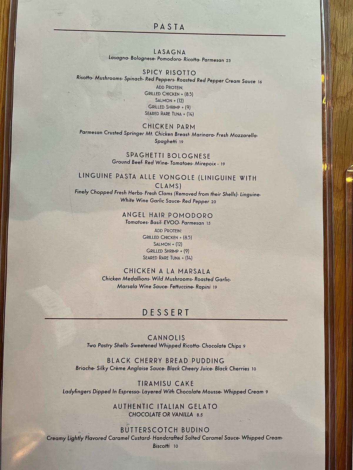 Menu at Magnolia Villa restaurant, Canton