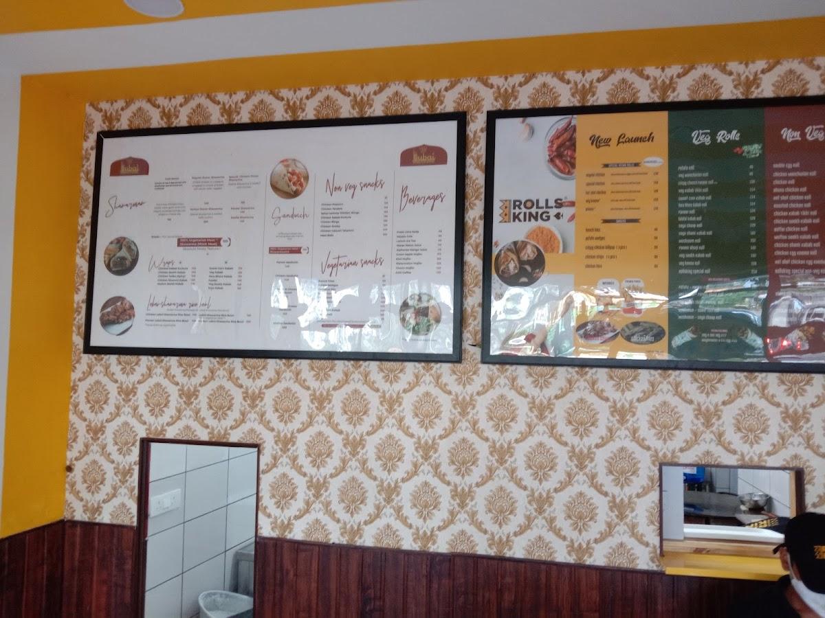 Menu at Rollsking Dehradun, Dehradun