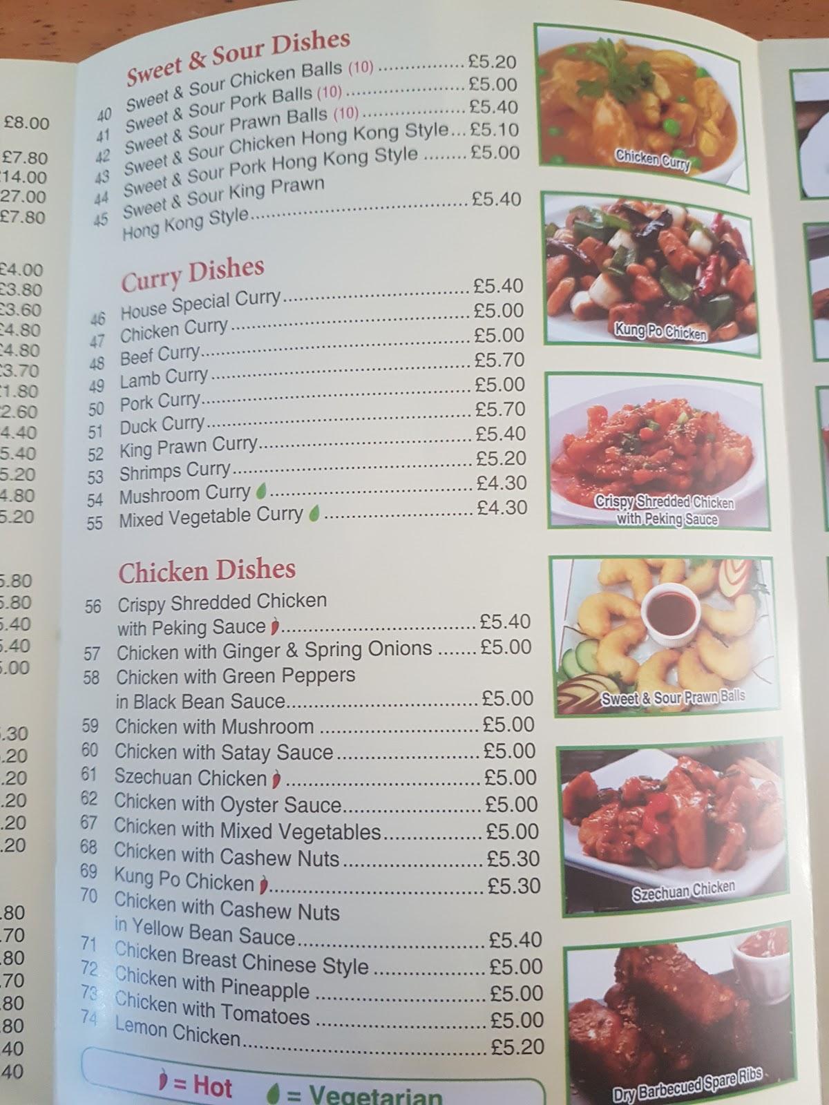 Menu at China Boy Takeaway restaurant, Caerphilly