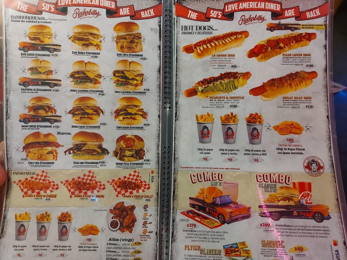 Carta del restaurante Rock&Billy, Ciudad General Escobedo, Manual L ...