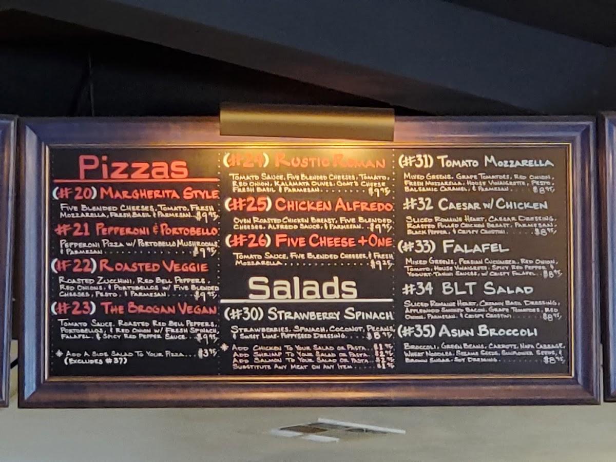 Menu at Saturn Grill cafe, Nichols Hills, Avondale Dr