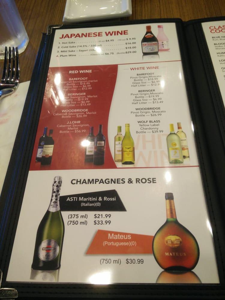 Menu at A+ Buffet Sushi Bar, Calgary