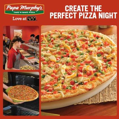 Menu at Papa Murphy's Pizza pizzeria, Penticton