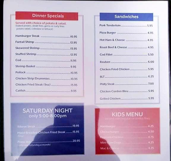 Menu at Pine Street Pub & Pizza, Clarkson