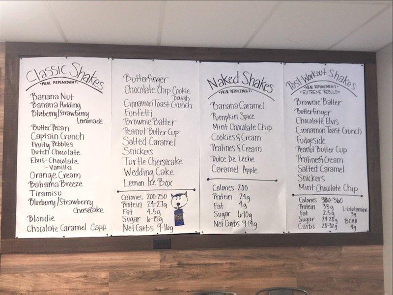 Menu at Spartan Nutrition pub & bar, Saraland
