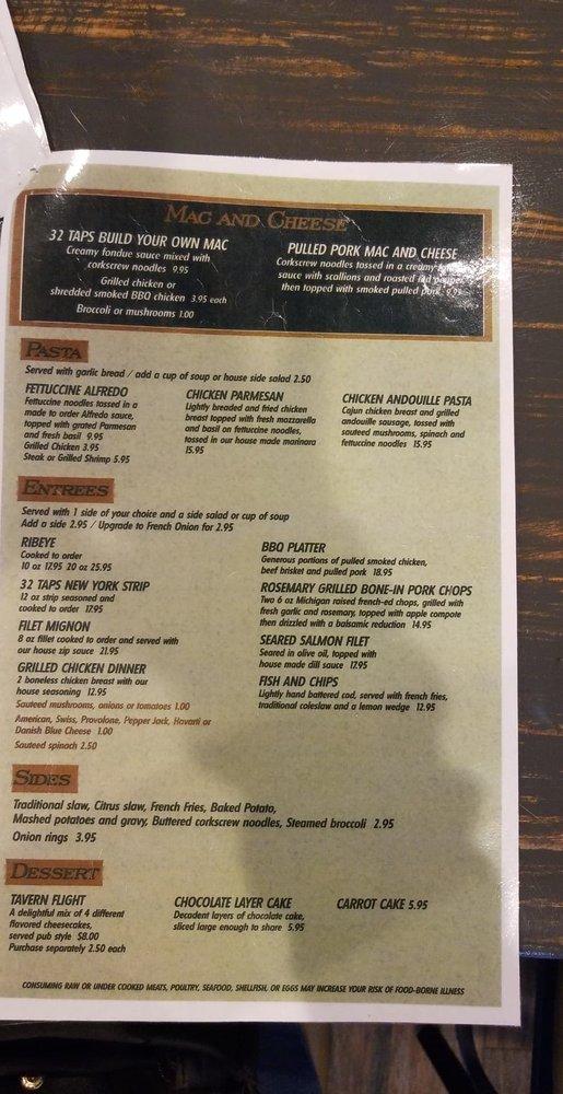 Menu at Grafton Tavern - Grafton Hall & Banquet Centers pub & bar, Carleton