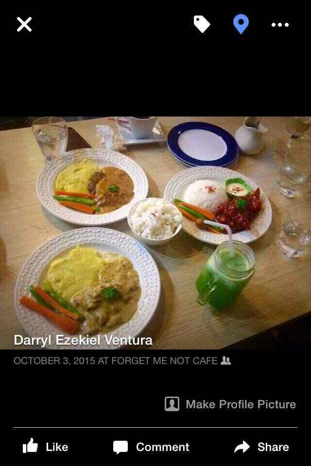 Menu at Forget Me Not Café cafe, Marikina