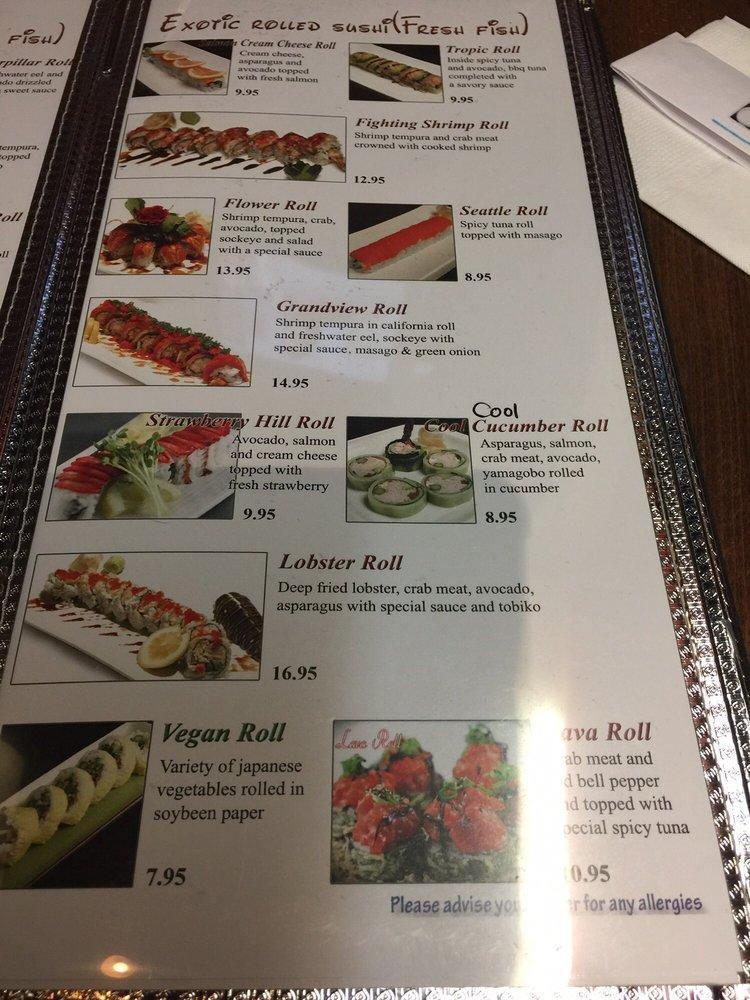 Menu at Kami Sushi restaurant, Surrey, 160 St #40