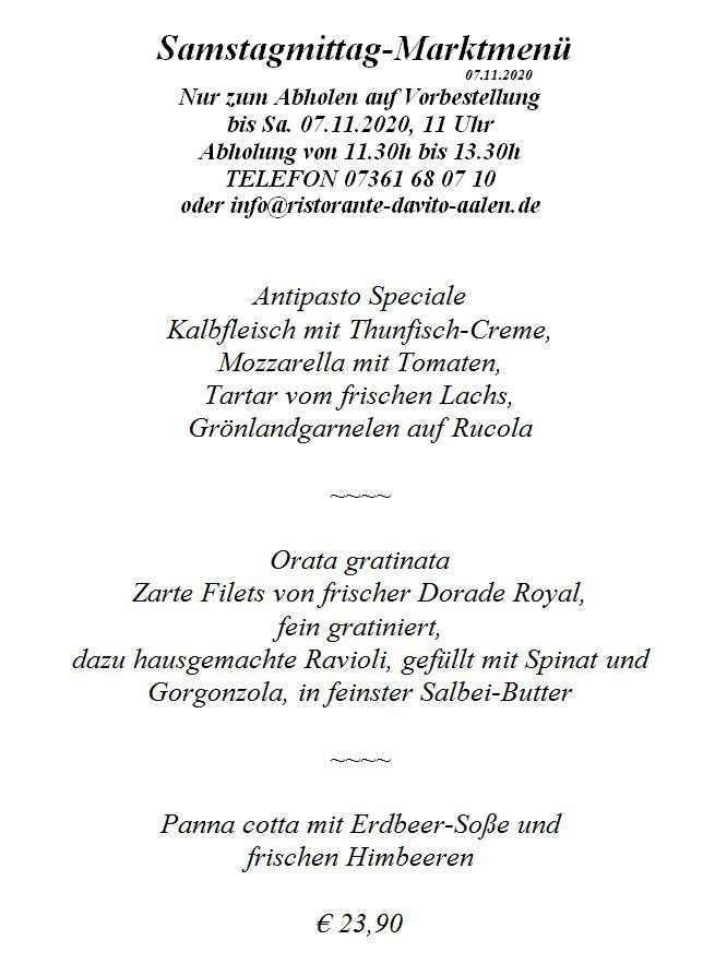 Menu at Ristorante Da Vito Aalen restaurant, Aalen