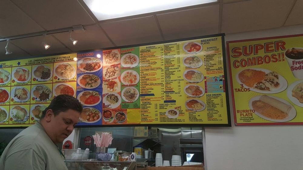 Menu at Santa Rosa Taco Shop restaurant, Henderson, 23 E Basic Rd