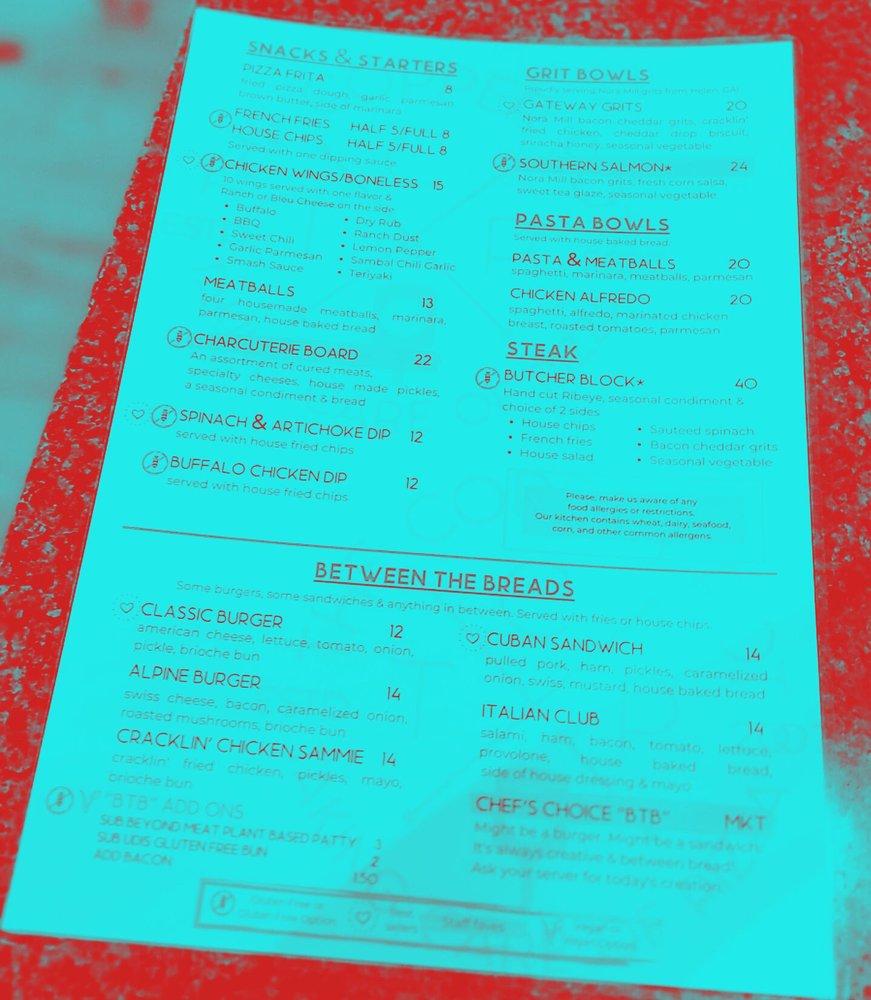 Menu at The Copper Pot pizzeria, Clarkesville, 135 Grant St