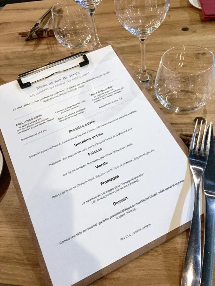 Menu at Loco By Jem's restaurant, Bordeaux