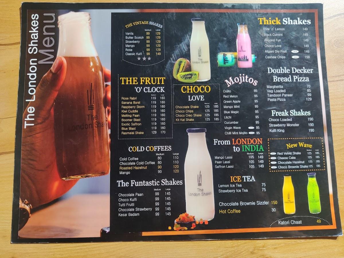 Menu at The London shakes, Makroniya