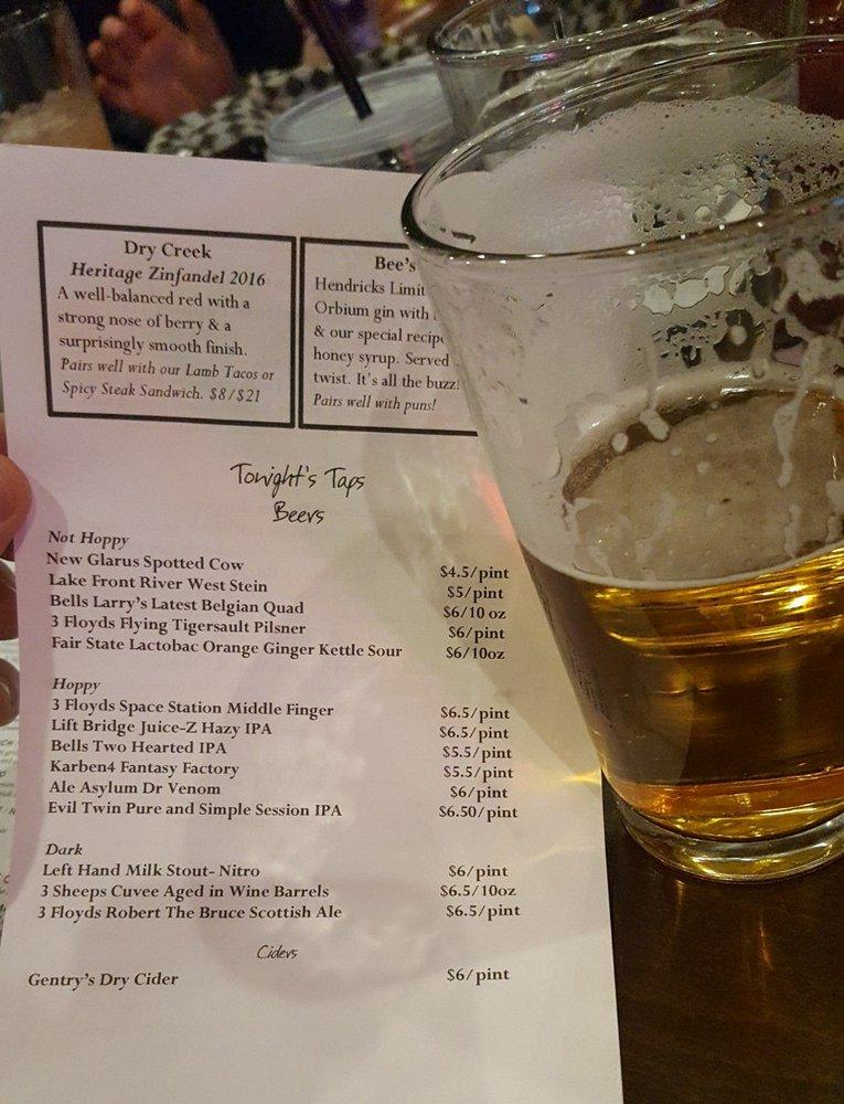 Menu at Tipsy Cow Sun Prairie restaurant, Sun Prairie
