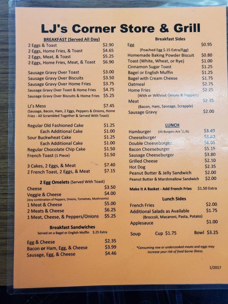 Menu at The Full Bull Table & Market restaurant, Rohrsburg