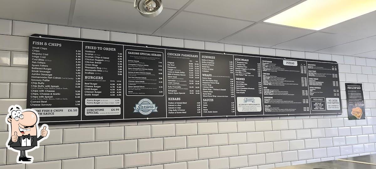Saxons Fish & Chips in Hartlepool - Restaurant menu and reviews