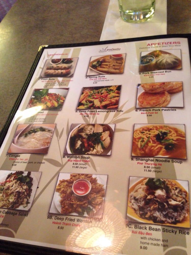 Menu at Milu Fresh Rolls & V-Subs(EAST) restaurant, Regina
