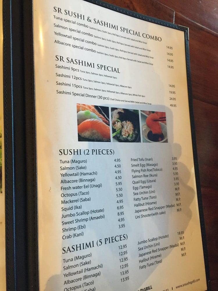 Menu at O Sushi & Grill restaurant, San Diego