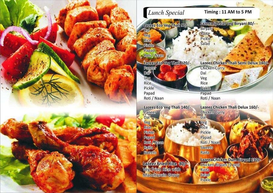 Menu at LAZEEZ Family Restaurant, Dehradun, 8 daya palace