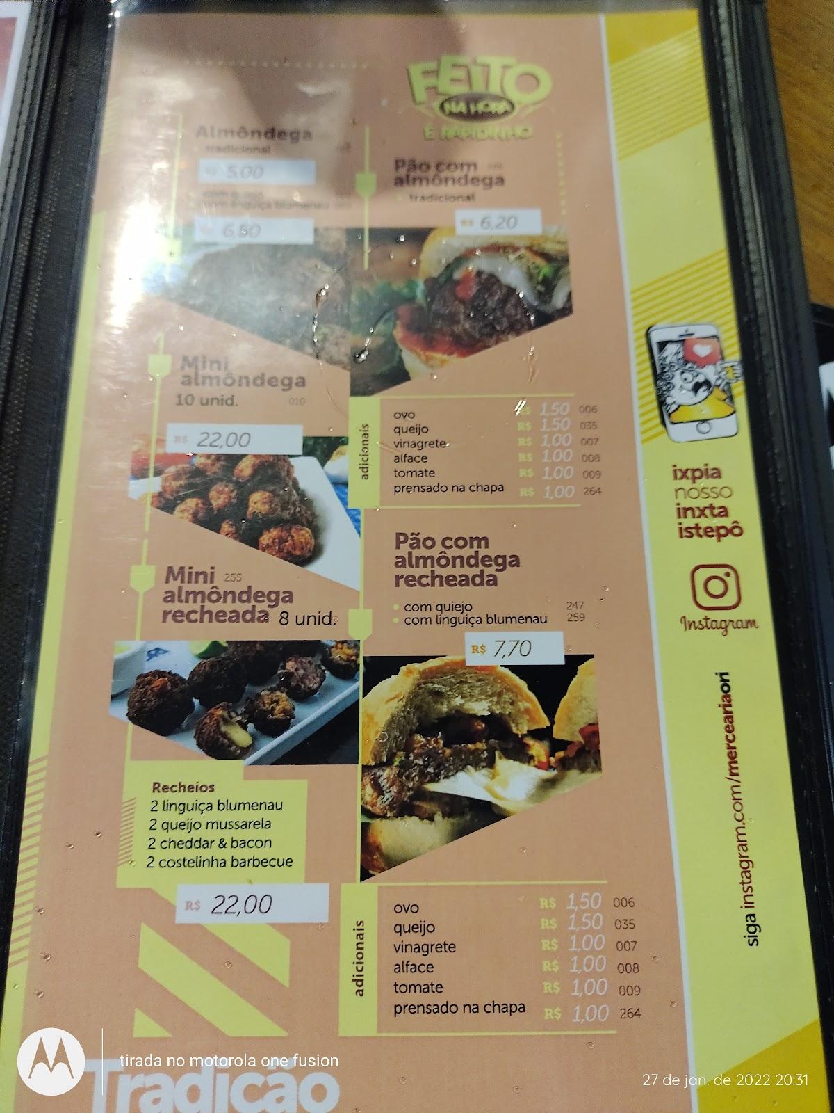 Menu at Otto Gastro Bar, Palhoça, Av. Pedra Branca