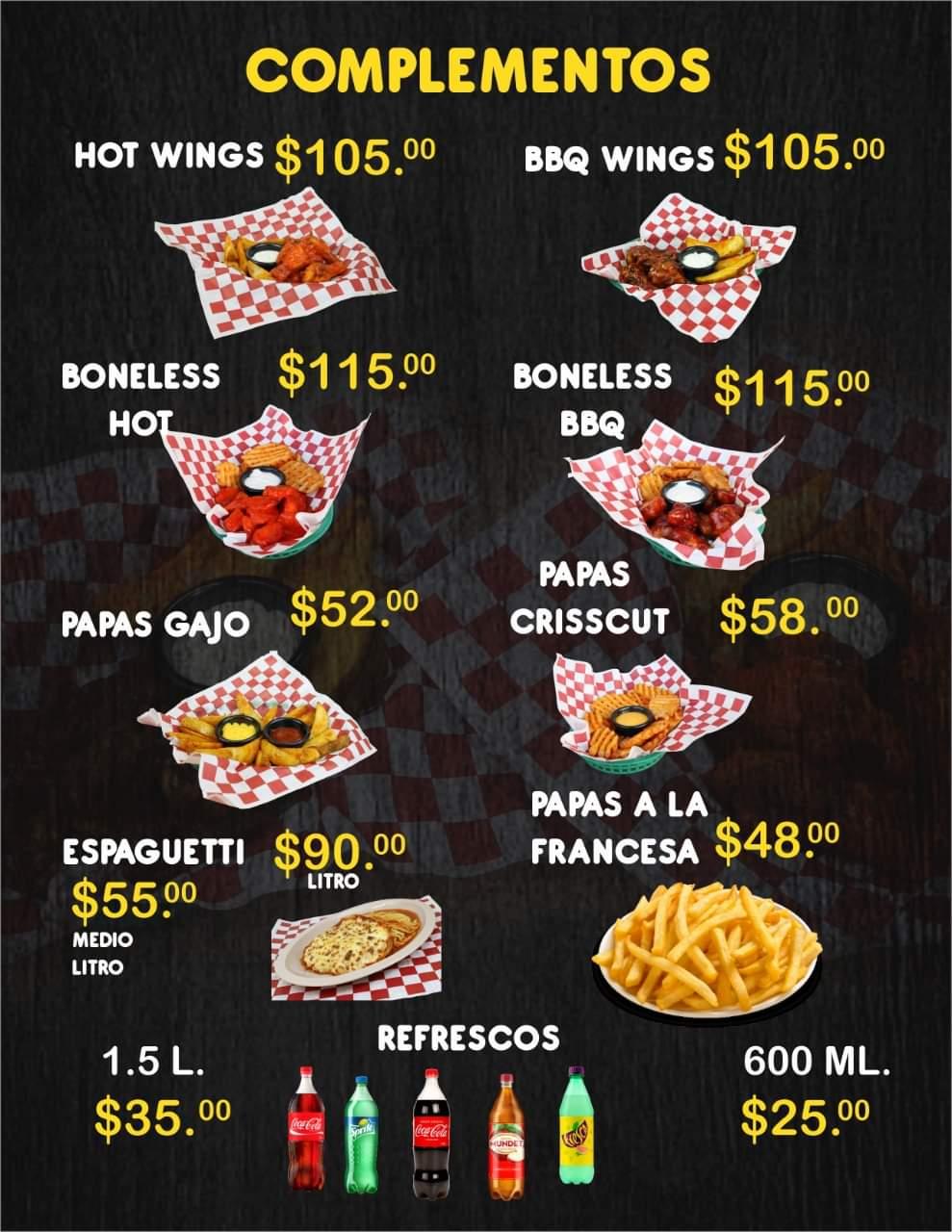 Menu at Estación #33 Pizza & Beer restaurant, Torreón