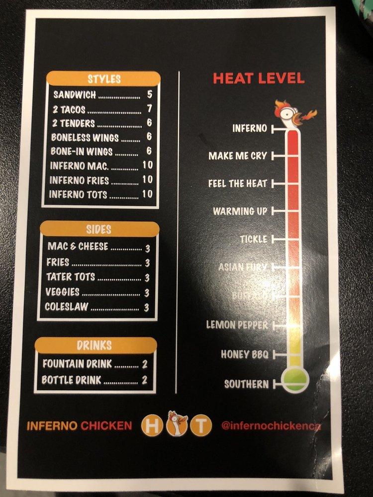 Menu at Sam's Grill House & Inferno Chicken BBQ, Citrus Heights