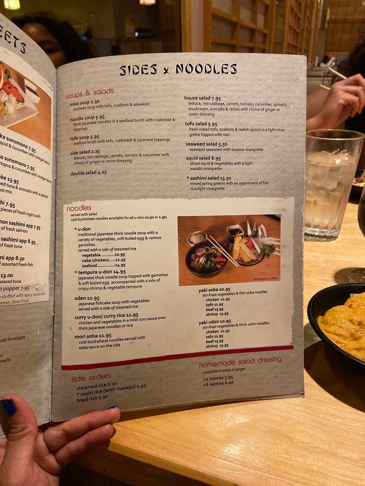 Menu at Tokyo Grill & Sushi restaurant, Kentwood