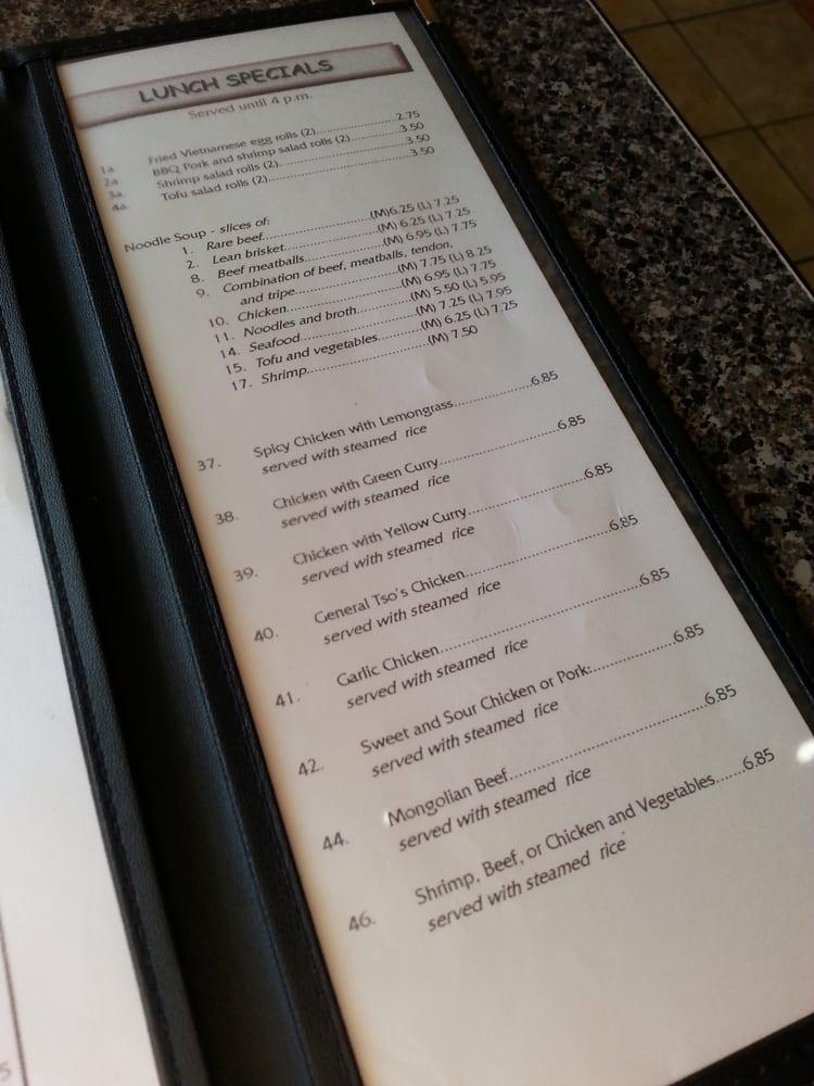 Carta de Linh Son Restaurant, Federal Way