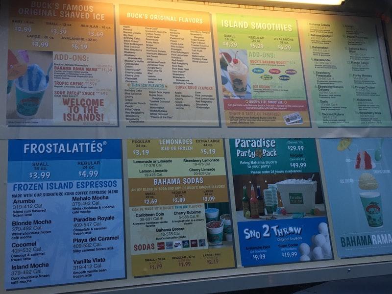 Menu at Bahama Buck's - Burleson pub & bar, Burleson