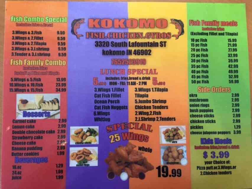 Fish Chicken Gyros Kokomo at John Heidt blog