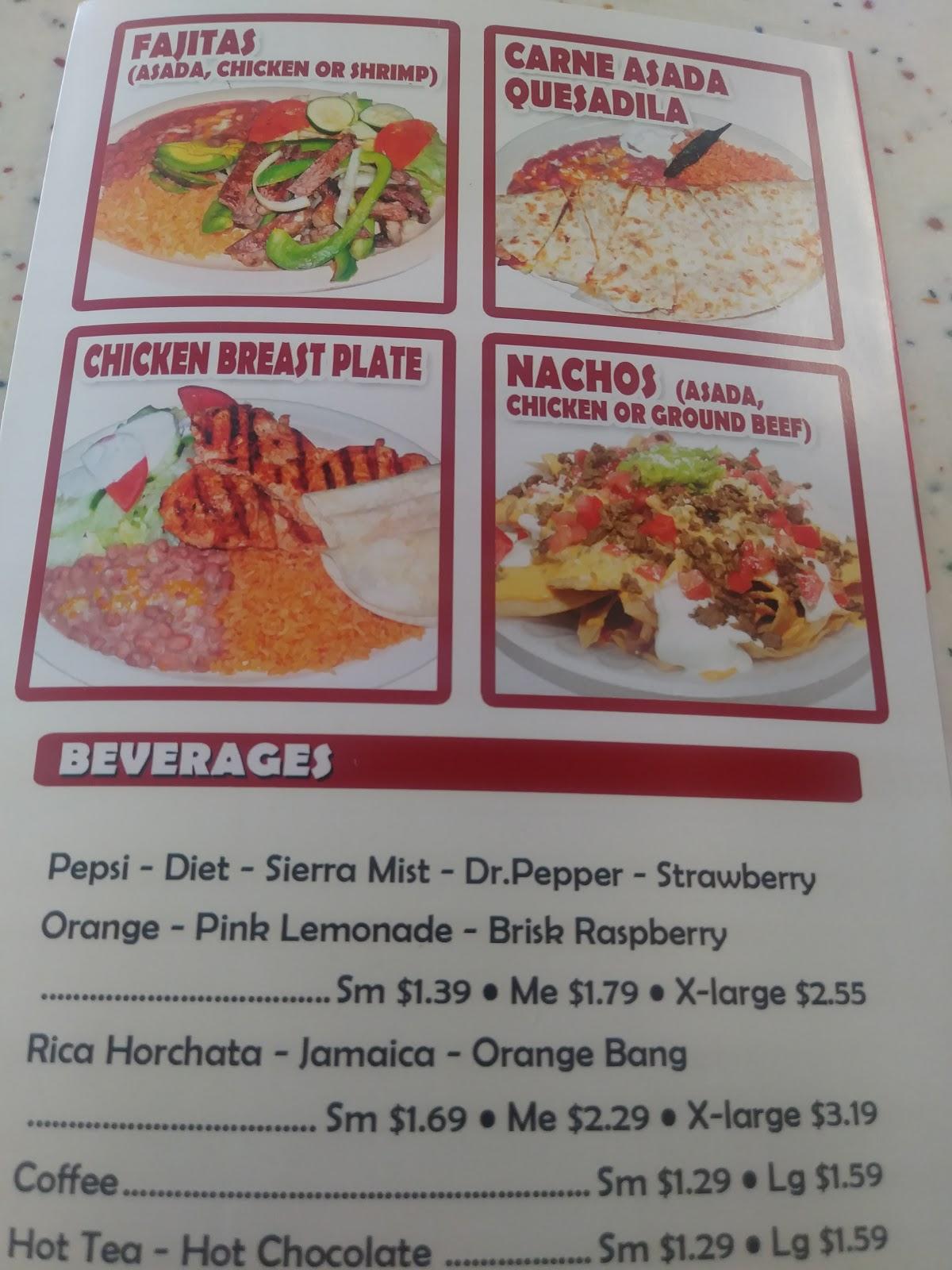 Carta del restaurante Tony's Burgers, Compton, 107 E little Towne city ...