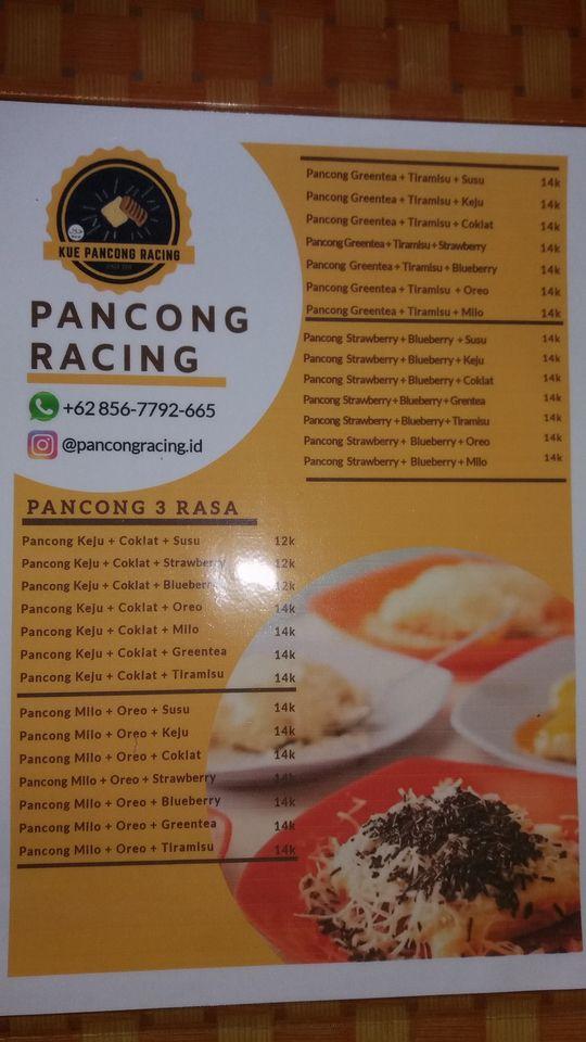 Menu at Kue Pancong Racing Bogor cafe, Bogor