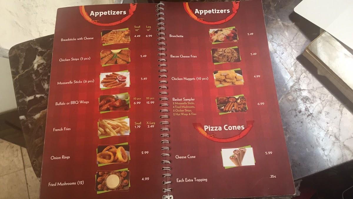 Menu at Highlander Pizza pizzeria, Radford
