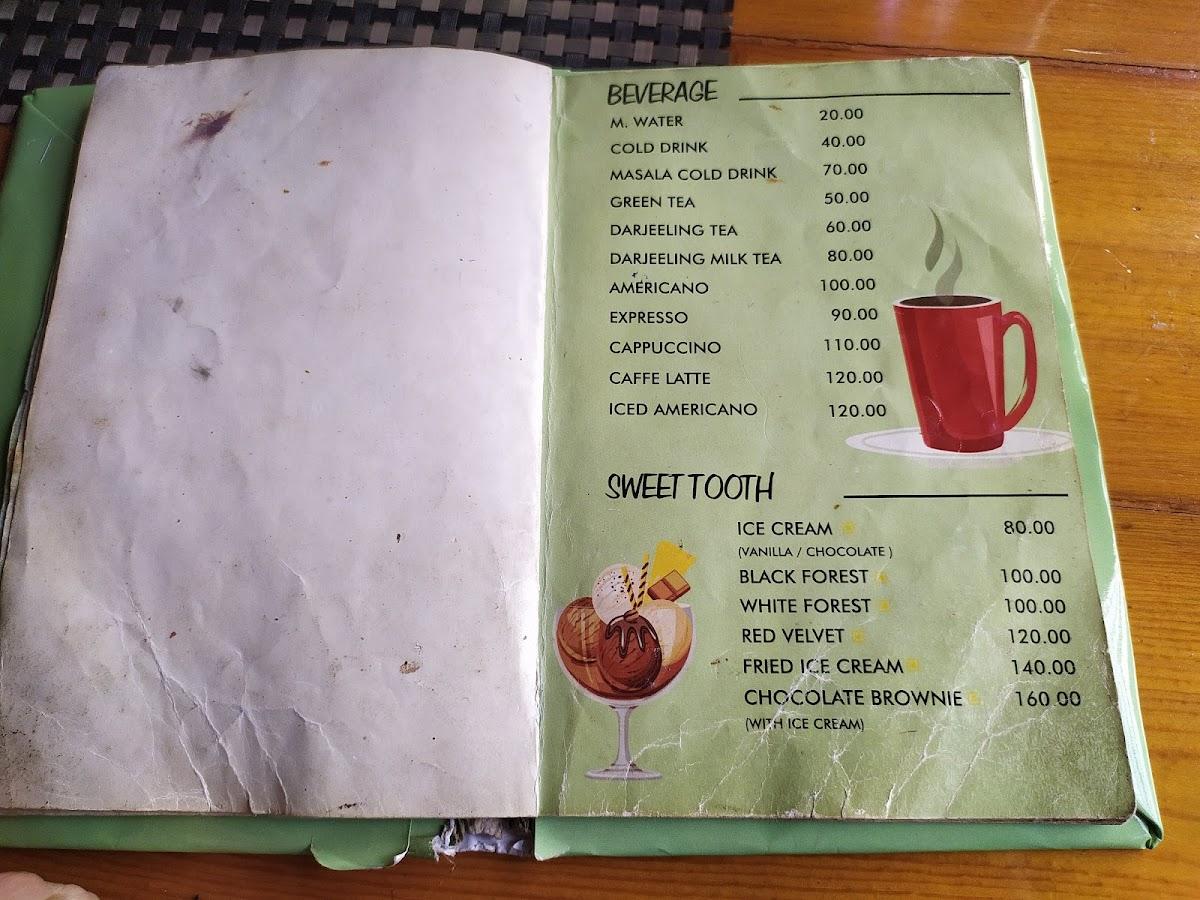 Menu at The Green Bar, Siliguri, Ward 3