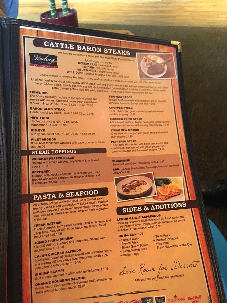Cattle Baron Steakhouse El Paso Texas at Jason Criner blog