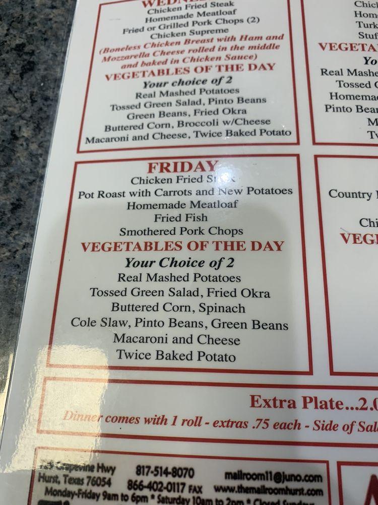 Menu at Dixie House Cafe, Fort Worth, E Lancaster Ave