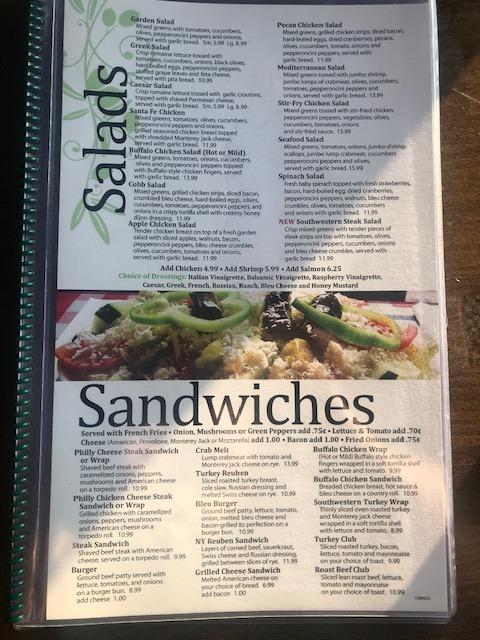 Menu at Green Olive Restaurant, Bridgeton, 610 Shiloh Pike