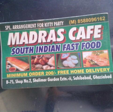 Madaras Cafe, Ghaziabad - Restaurant reviews