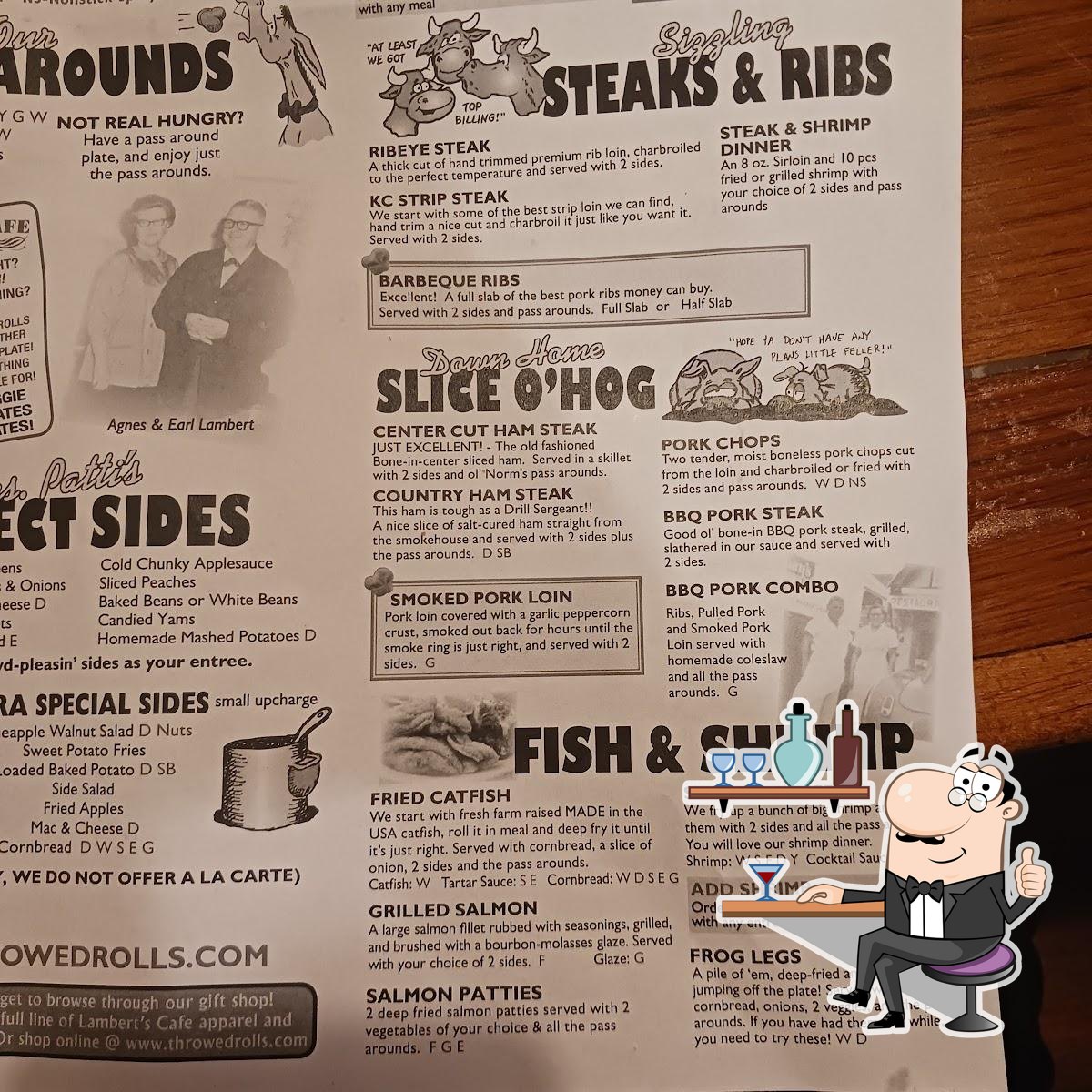 Lambert's Café, Ozark - Restaurant menu, prices and reviews